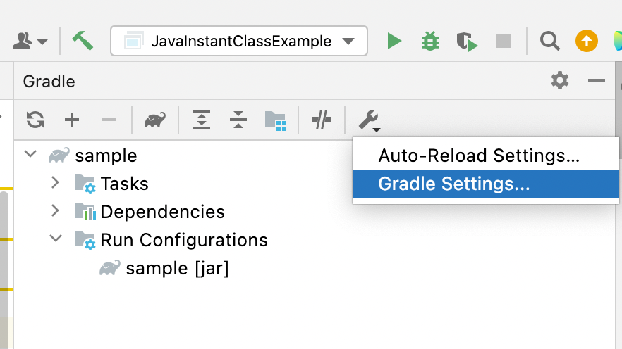 Run IntelliJ Java Main Method Without Gradle Build